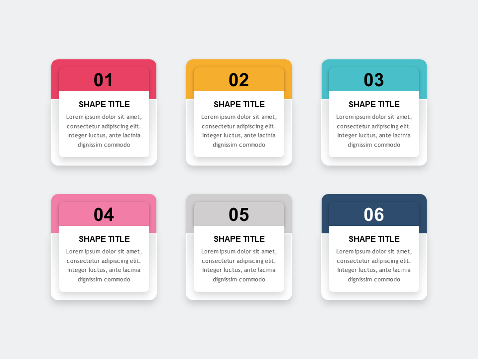 Round Square Overlay PowerPoint Templates - PowerPoint Free