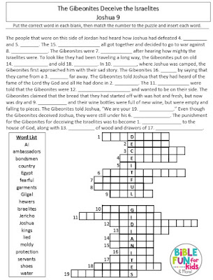 The Gibeonites Deceive the Israelites | Bible Fun For Kids