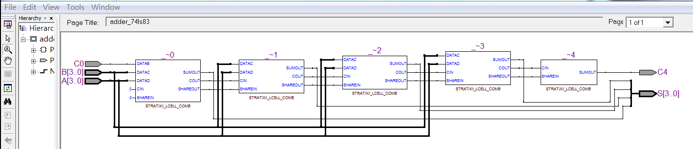 alex9ufo 聰明人求知心切: verilog 74LS83 4bit Adder