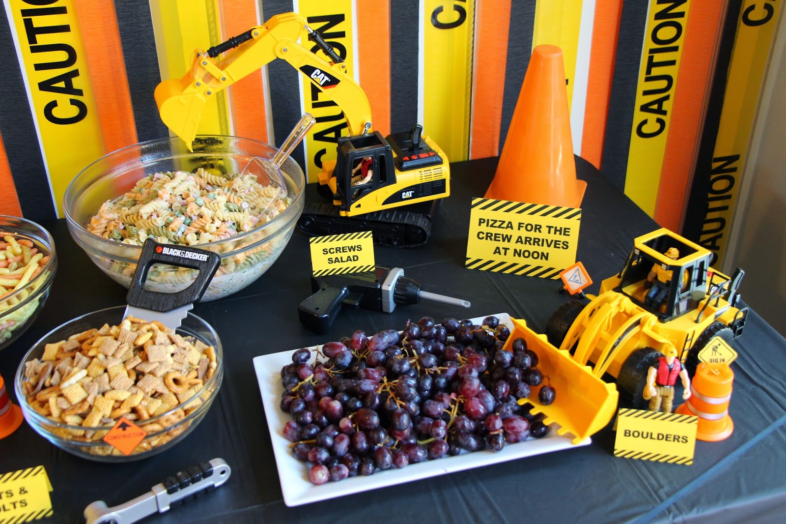 Construction Themed Snacks