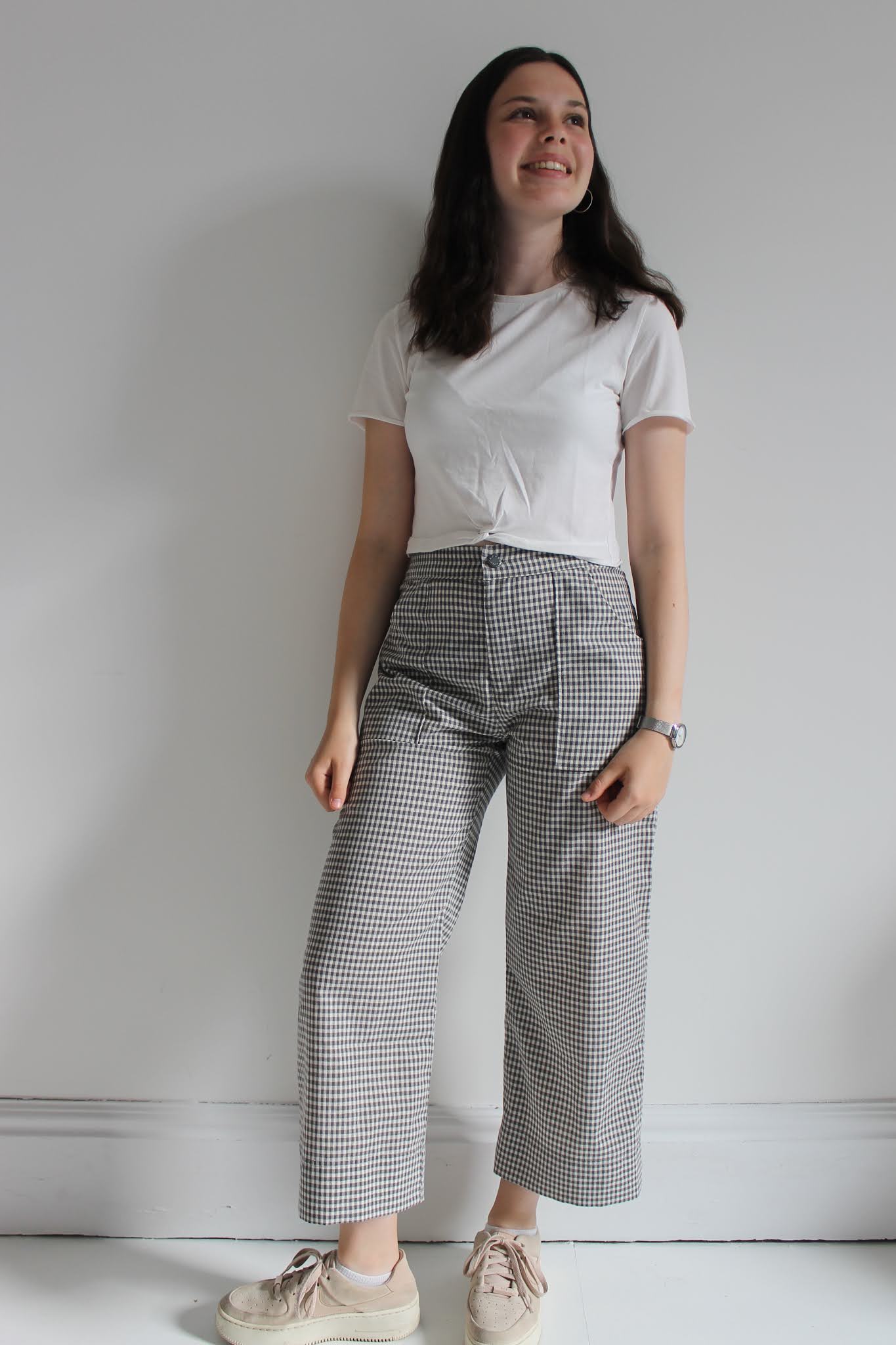 Lets Get Sewing: Gingham True Bias Lander Pants
