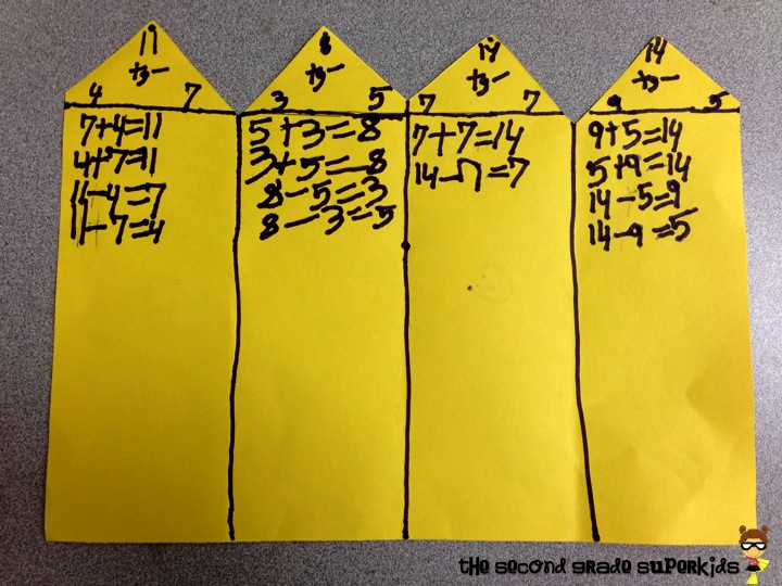 The Second Grade Superkids: Fact Family Fun