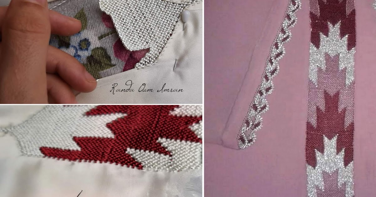 راندة بأكثر من لون في نص الطوق شكل مميز وراقي في جلابتك - randa