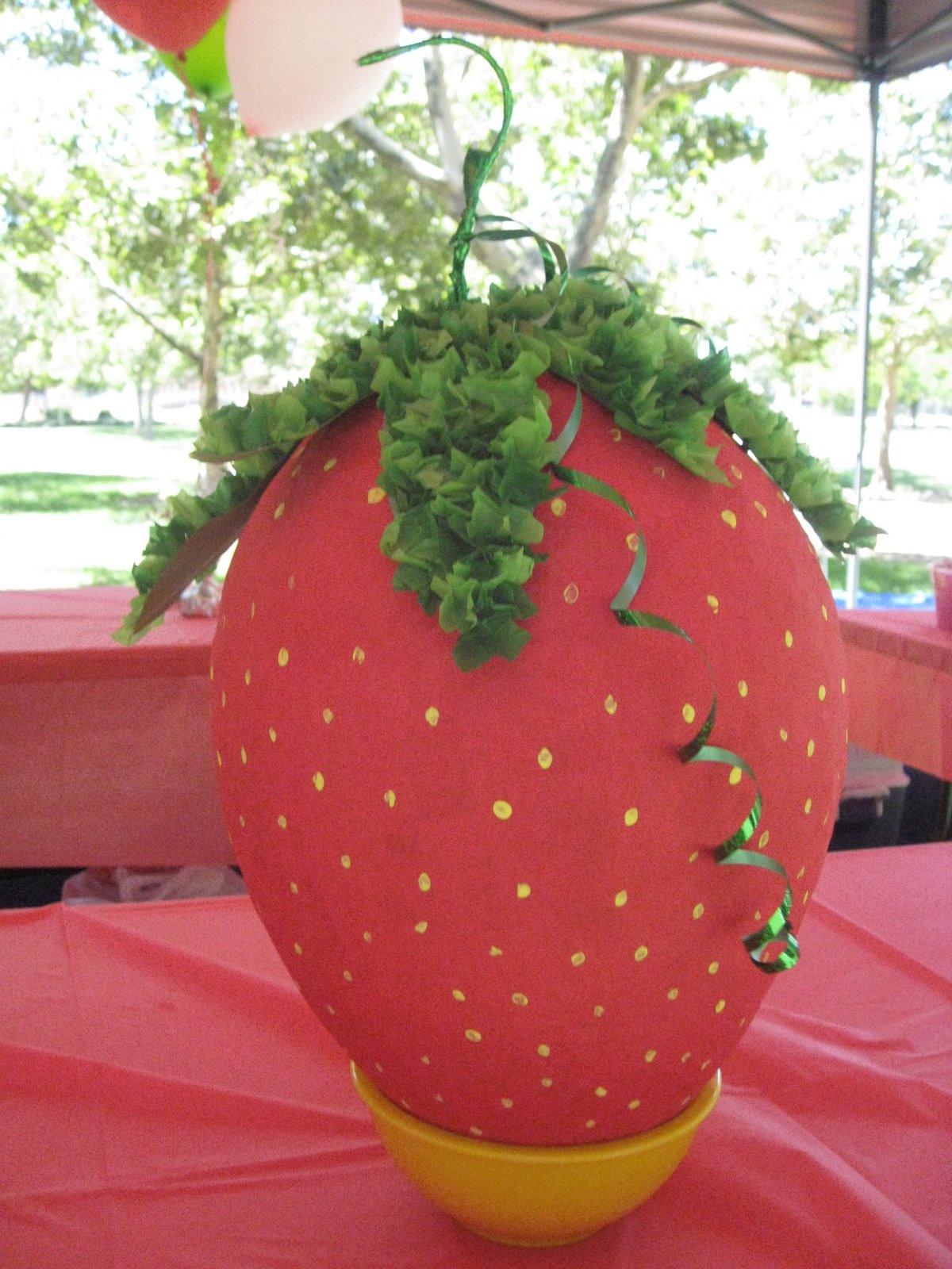 Cindy deRosier: My Creative Life: The Strawberry Pinata