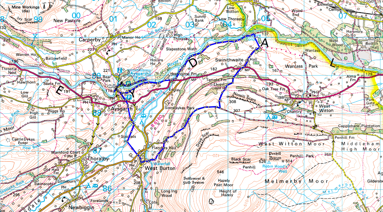 Rambling Nana: An Aysgarth Falls Circular with Dittzzy