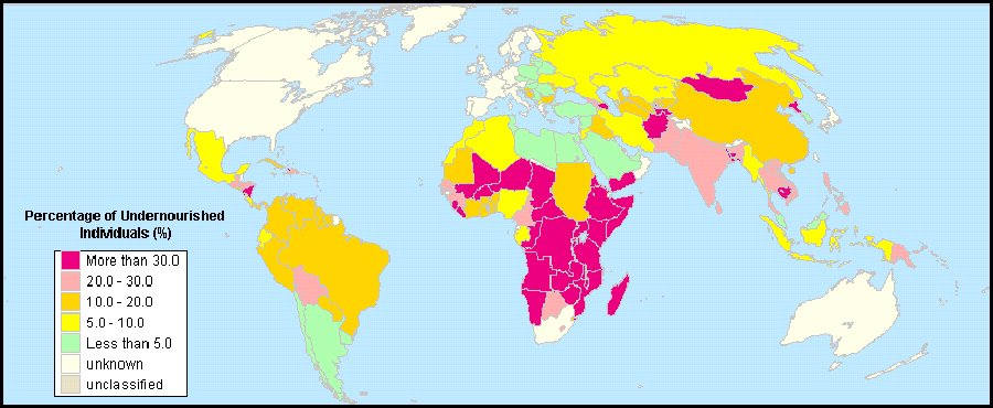 World Hunger!: The Faces and Graphs of World Hunger