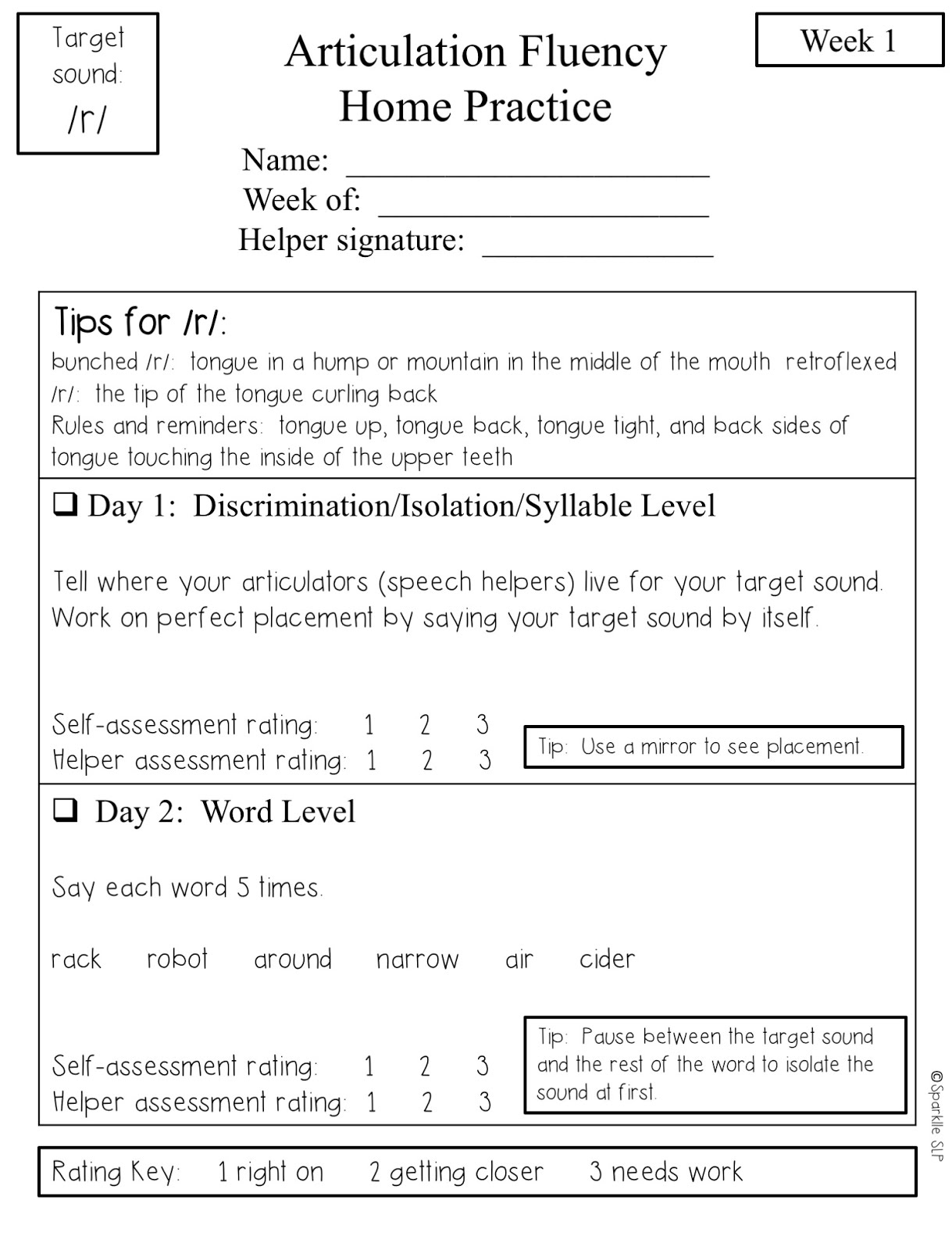 Home Practice for Articulation Intervention: A Product Review ...