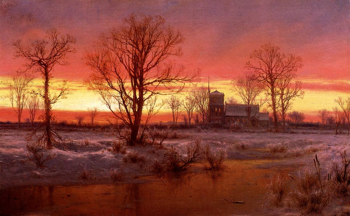 19th century American Paintings: Louis Remy Mignot