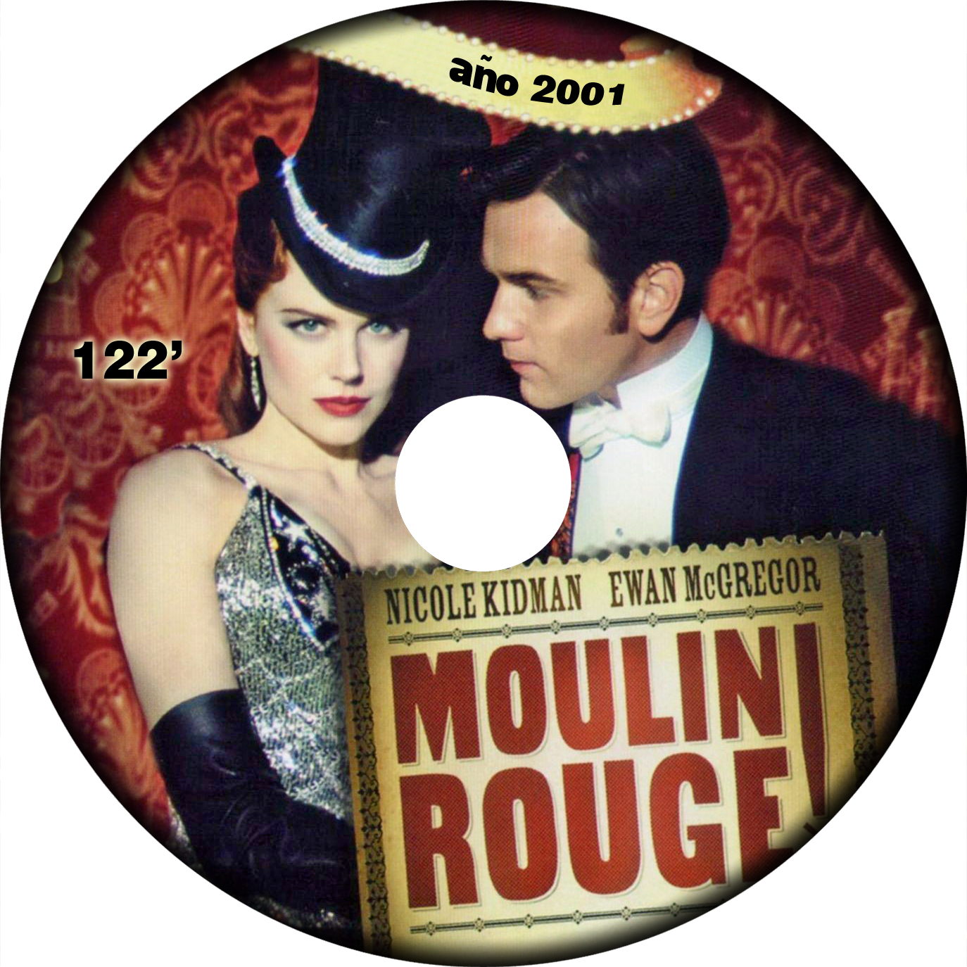 Caratulas de películas DVD para cajas CD: Moulin Rouge - [2001]