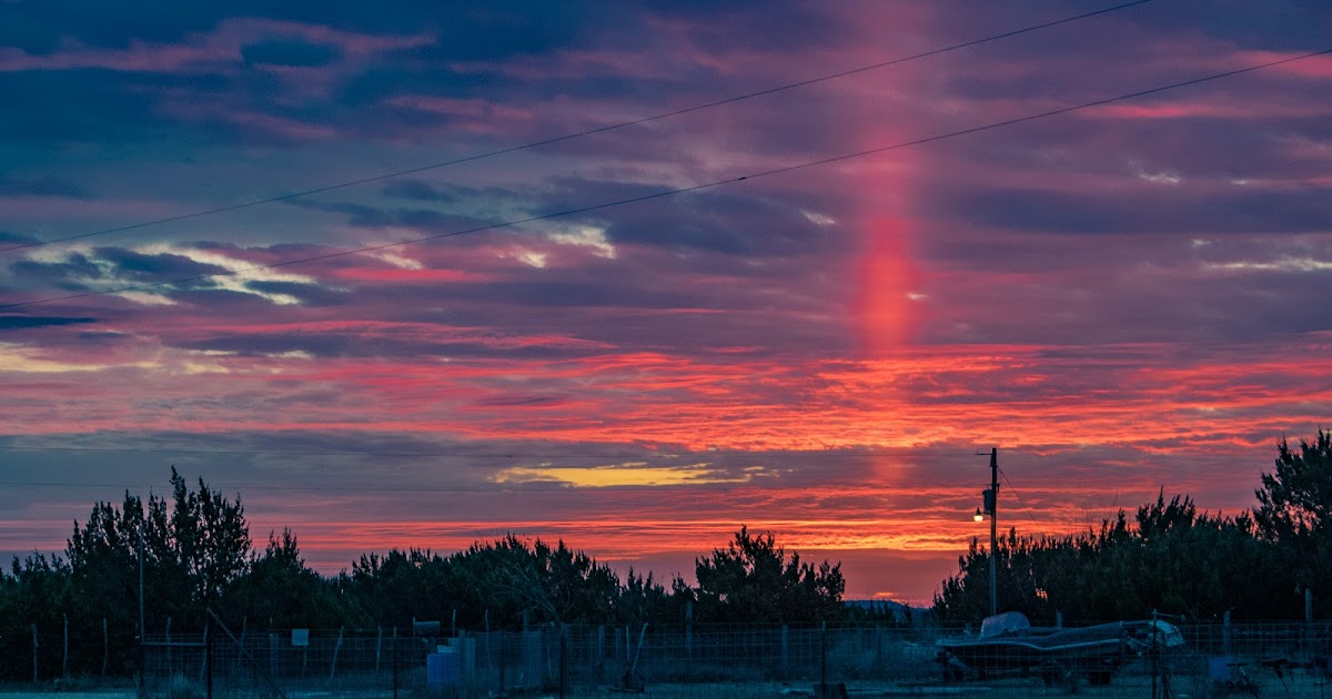 My Photography: Sun Pillar At Dawn
