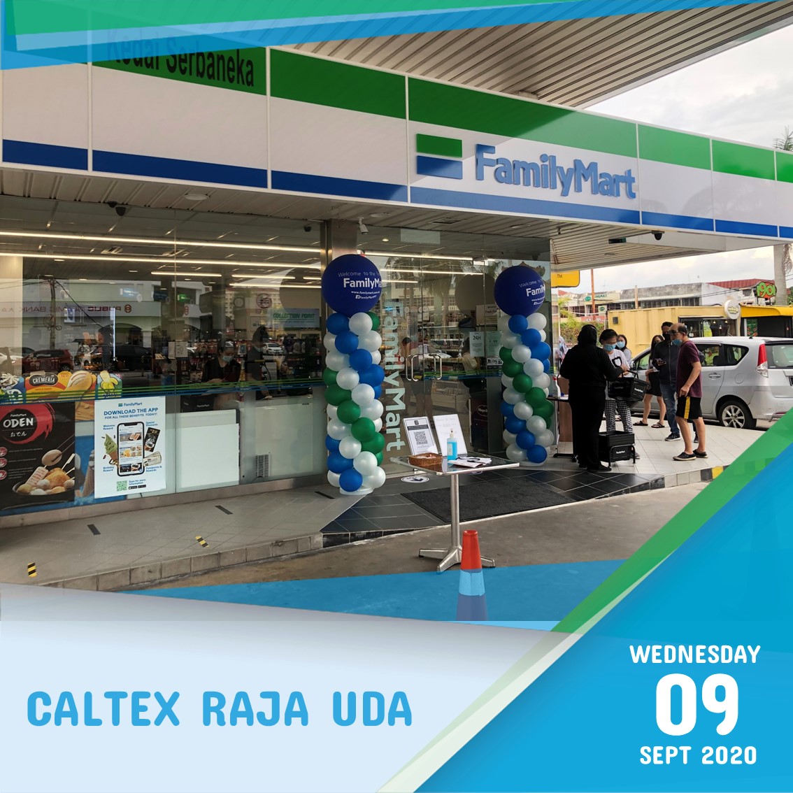 Penang's 4th FamilyMart Outlet - Caltex Raja Uda is Now Open.