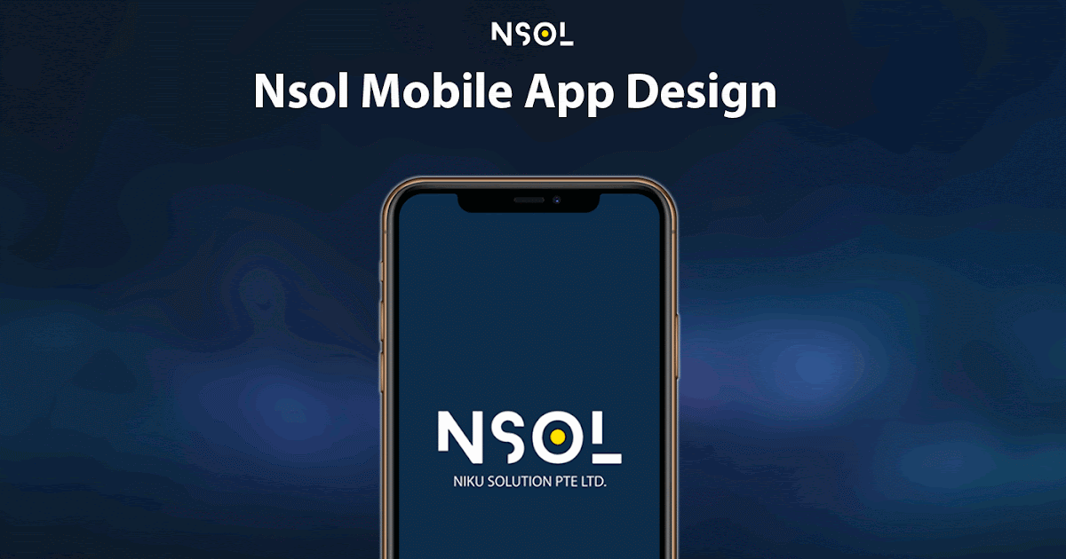 Nsol mobile app | splash Screen UI/UX Design - A Rehman