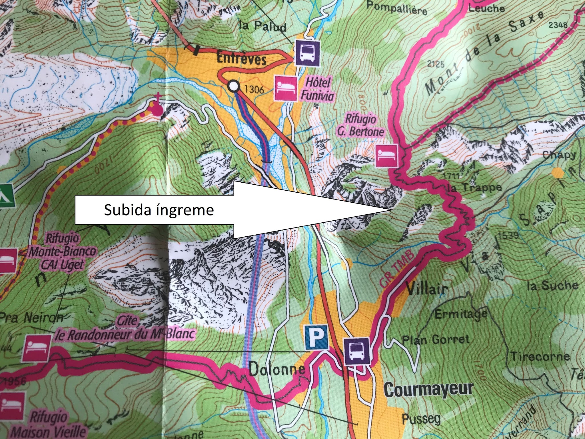 TOUR MONT BLANC: ETAPA COURMAYEUR --> ELENA