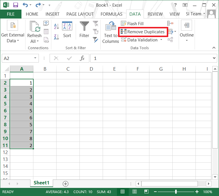 Dsin Excel Tips About Duplicate Data