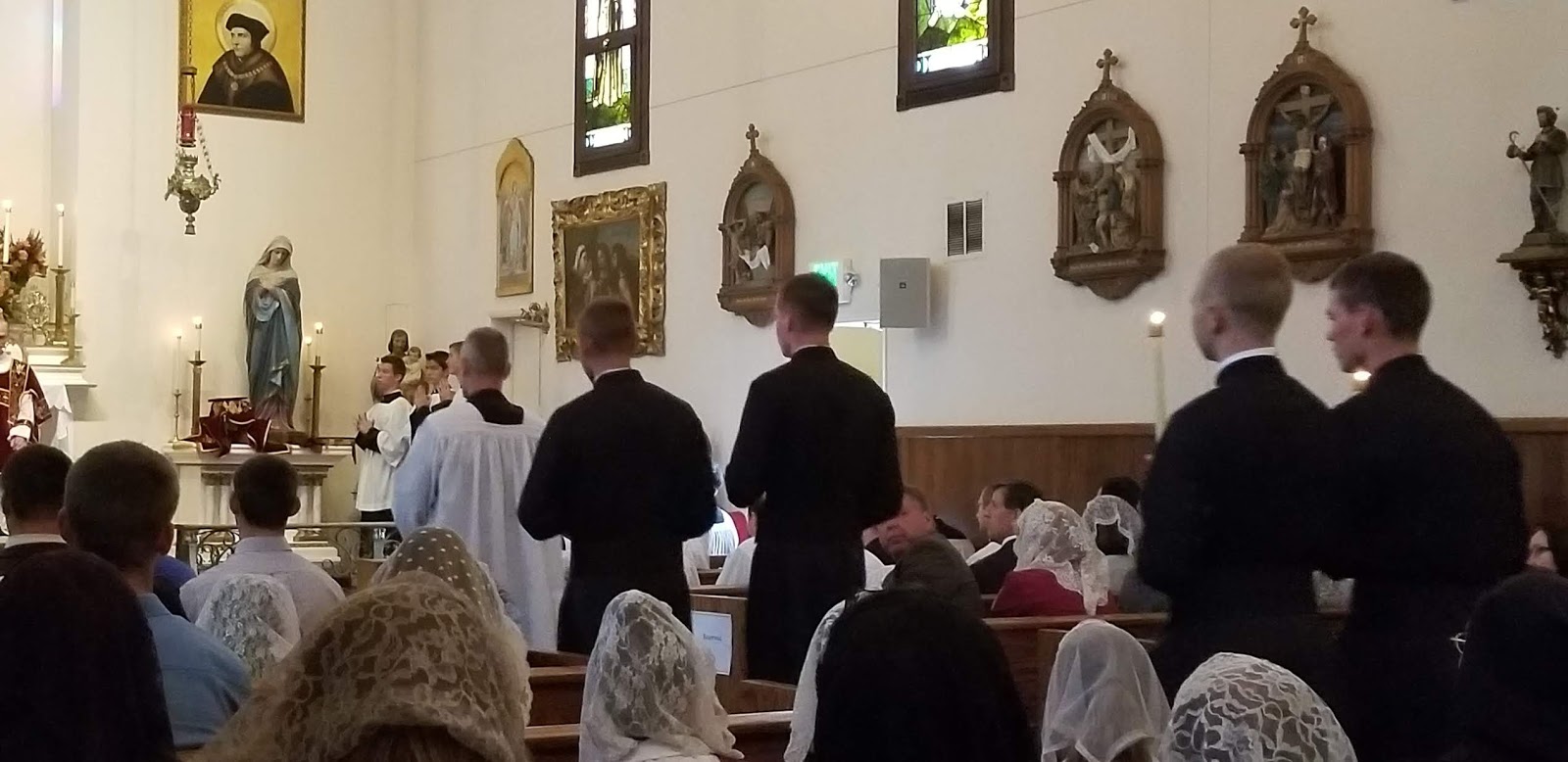 A Catholic Life: 5 Men Receive the Habit of the Brothers of the Society ...