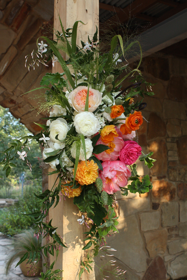 crosspollination: garden roses and peonies at the wildflower center