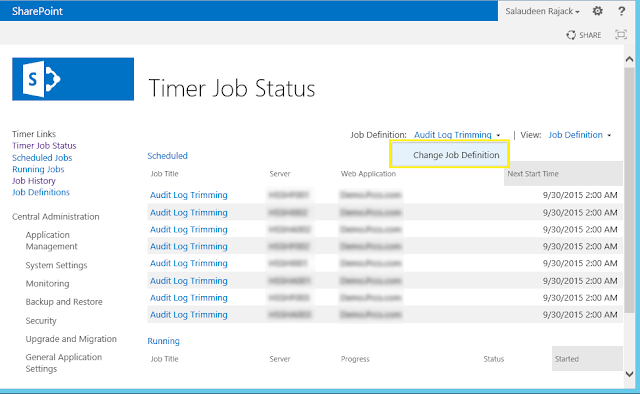 Get Sharepoint Timer Job History Using Powershell Salaudeen Rajacks Sharepoint Diary