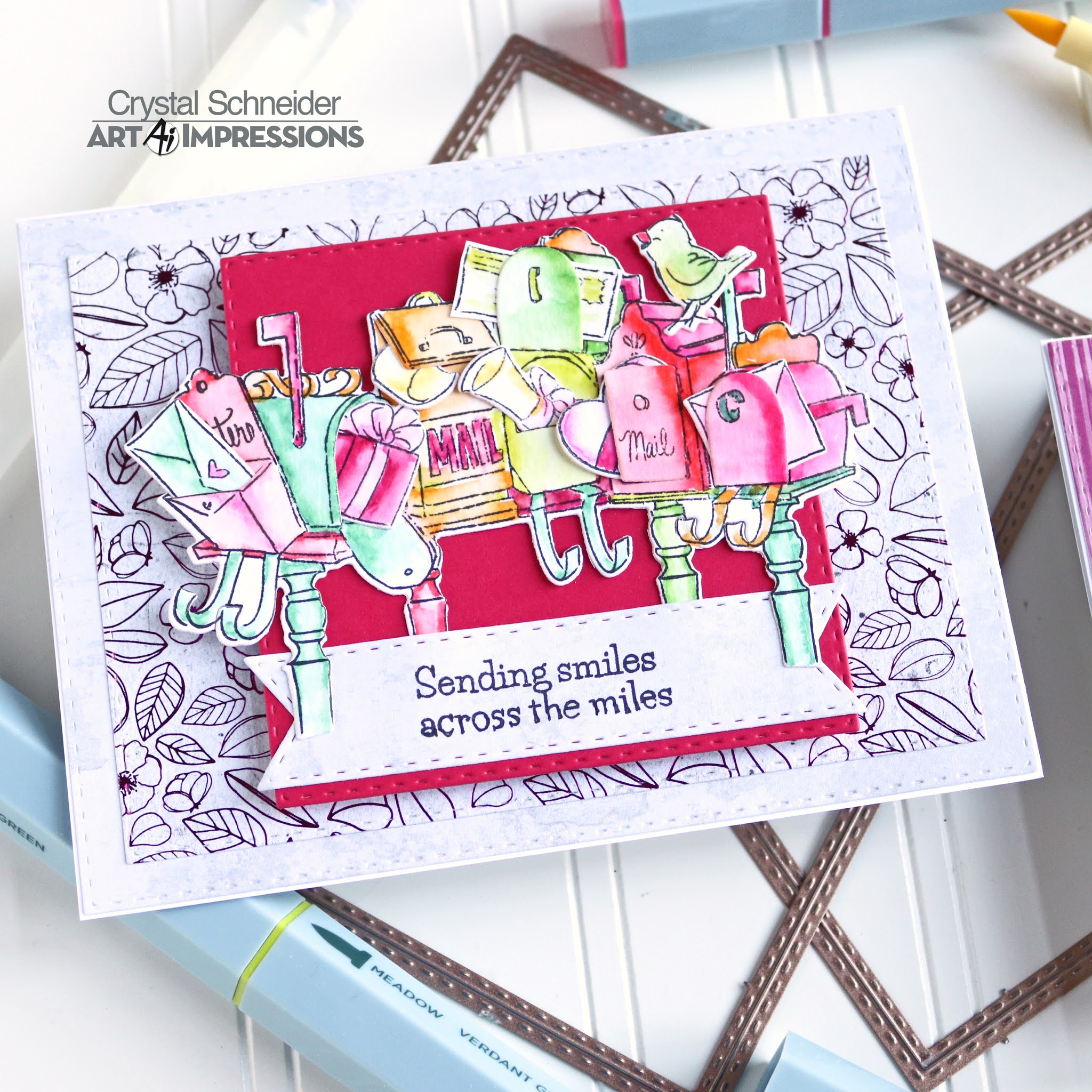 Art Impressions Blog: Happy Mail Cards by Crystal