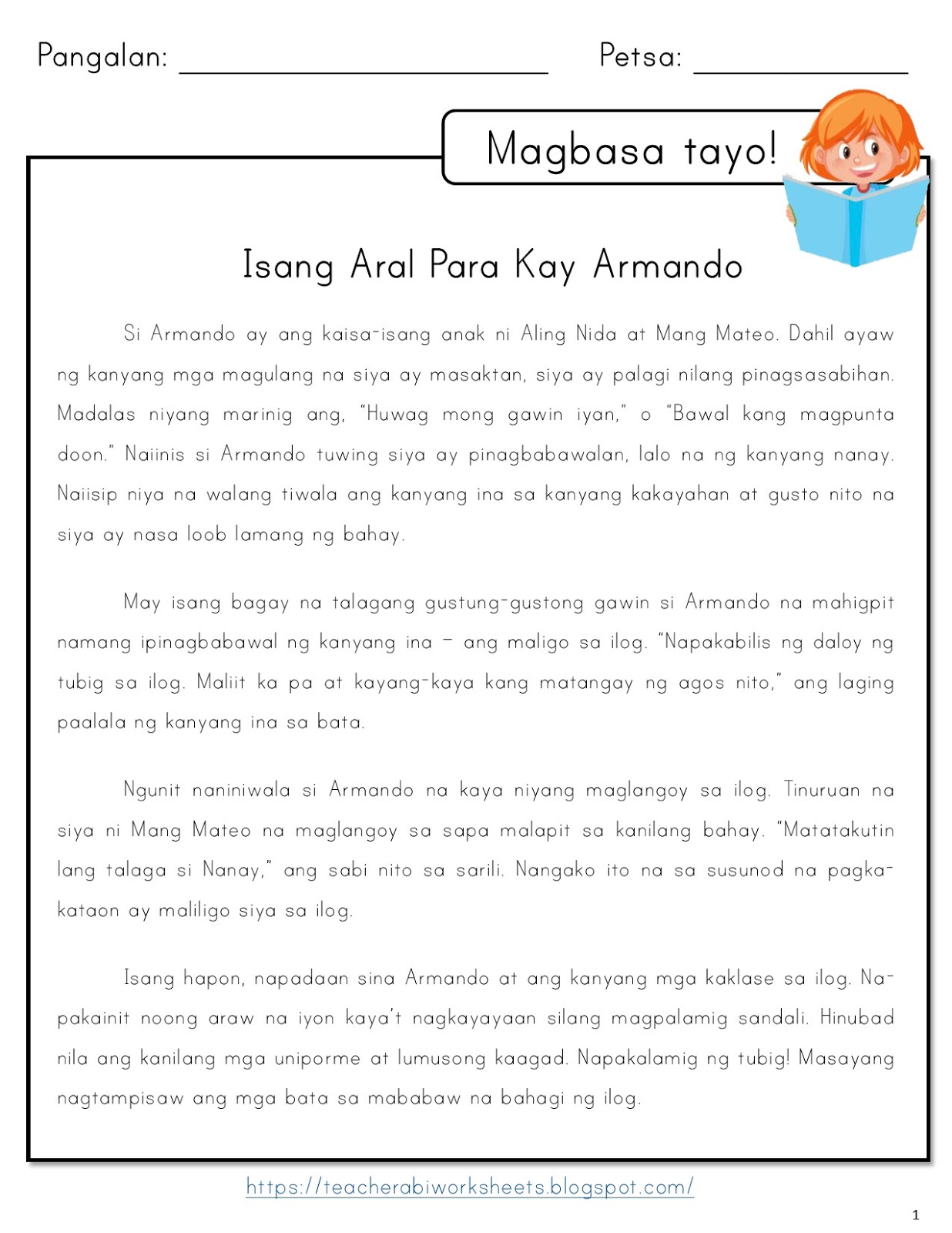 Isang Aral Para kay Armando Modyul Isang Aral Para kay Armando Modyul