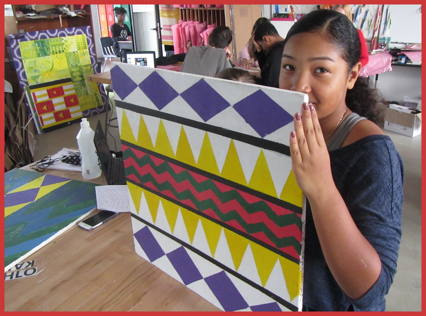 The Visual Arts Studio: Rhythmic Layering in Music and Visual Arts