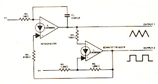 Circuit Wiring Solution: Triangular wave form Generator Circuit