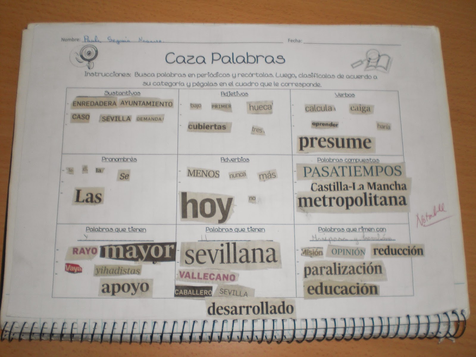 El blog de la maestra Silvia. Tercer Ciclo: CAZAPALABRAS
