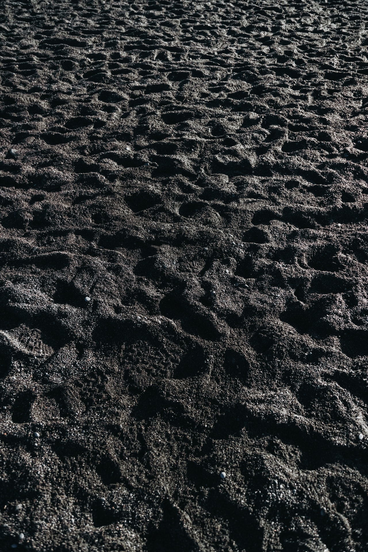 Brown Sand With Black Sand