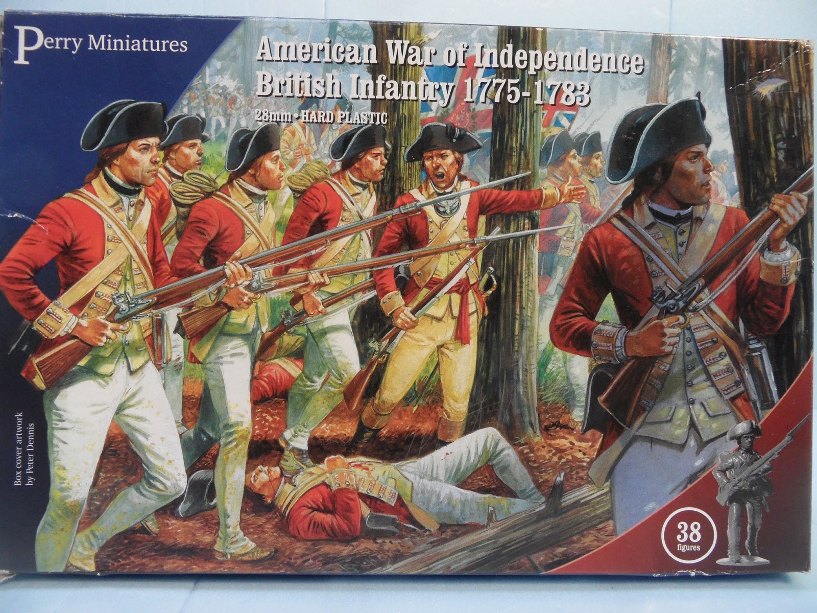 Anton's Wargame Blog: Perry Brothers 28mm British Center Company 1775 ...