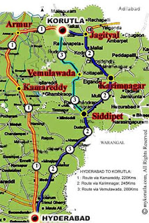 Korutla: How To Reach Korutla