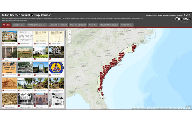 Carolina Kindred: Gullah Geechee Map