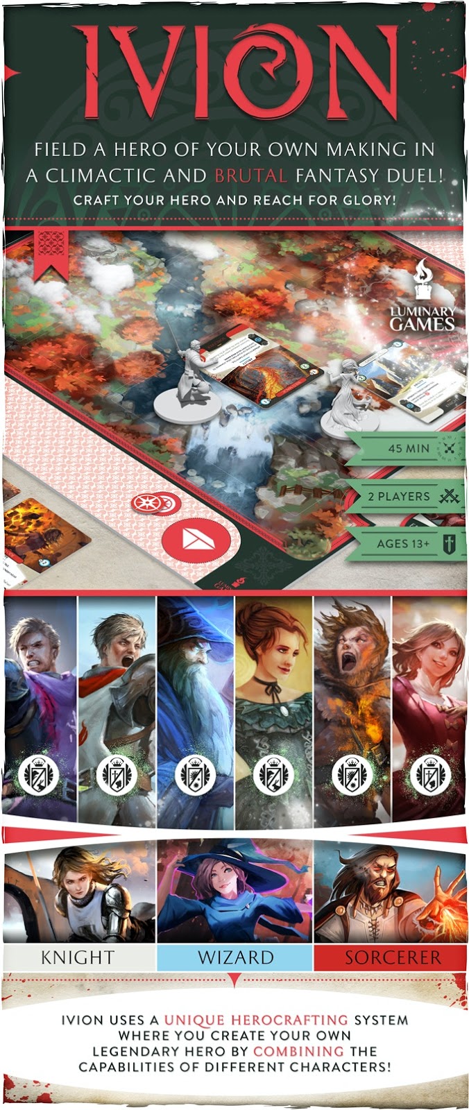 Tabletop Fix: Luminary Games - Ivion | The Herocrafting Card Game ...