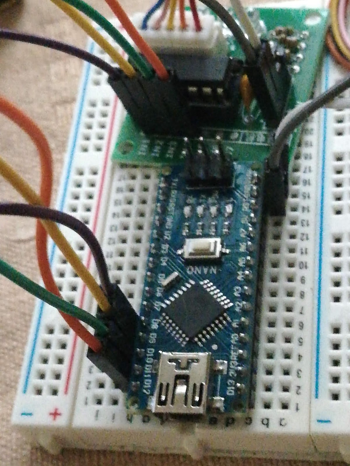 28byj 48 ステッピングモーターとuln2003とarduino Nano