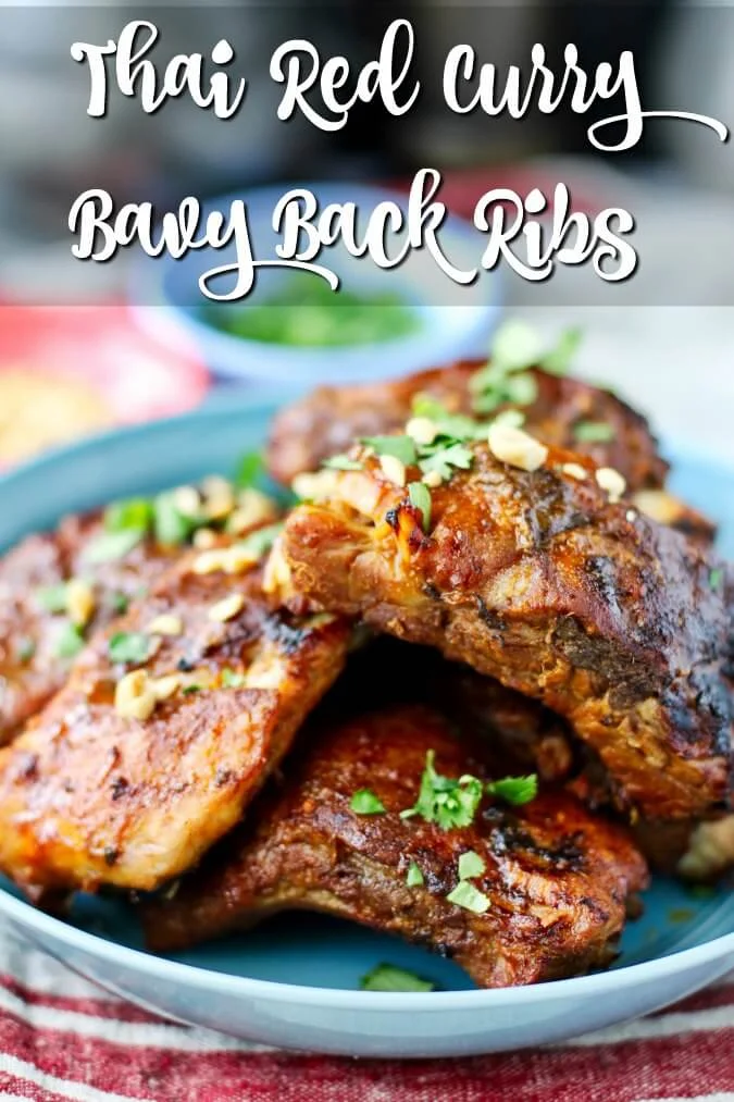 Thai Red Curry Baby Back Ribs (Instant Pot) | Karen's Kitchen Stories