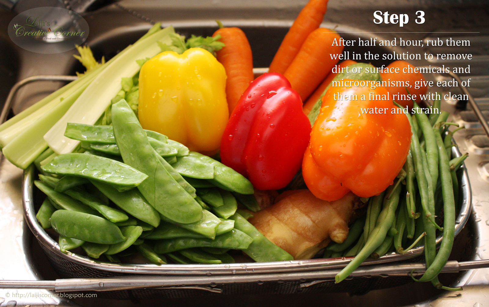 Laiji's Creative Corner: Guide to washing Vegetables & Fruits