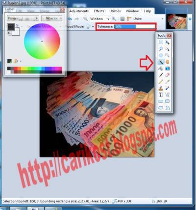 Membuat Gambar Transparan Sederhana