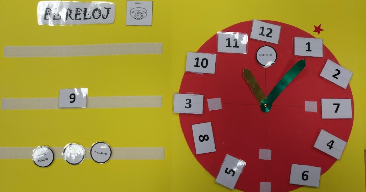 EDUCAMIMOS: APRENDO LAS HORAS CON MI RELOJ