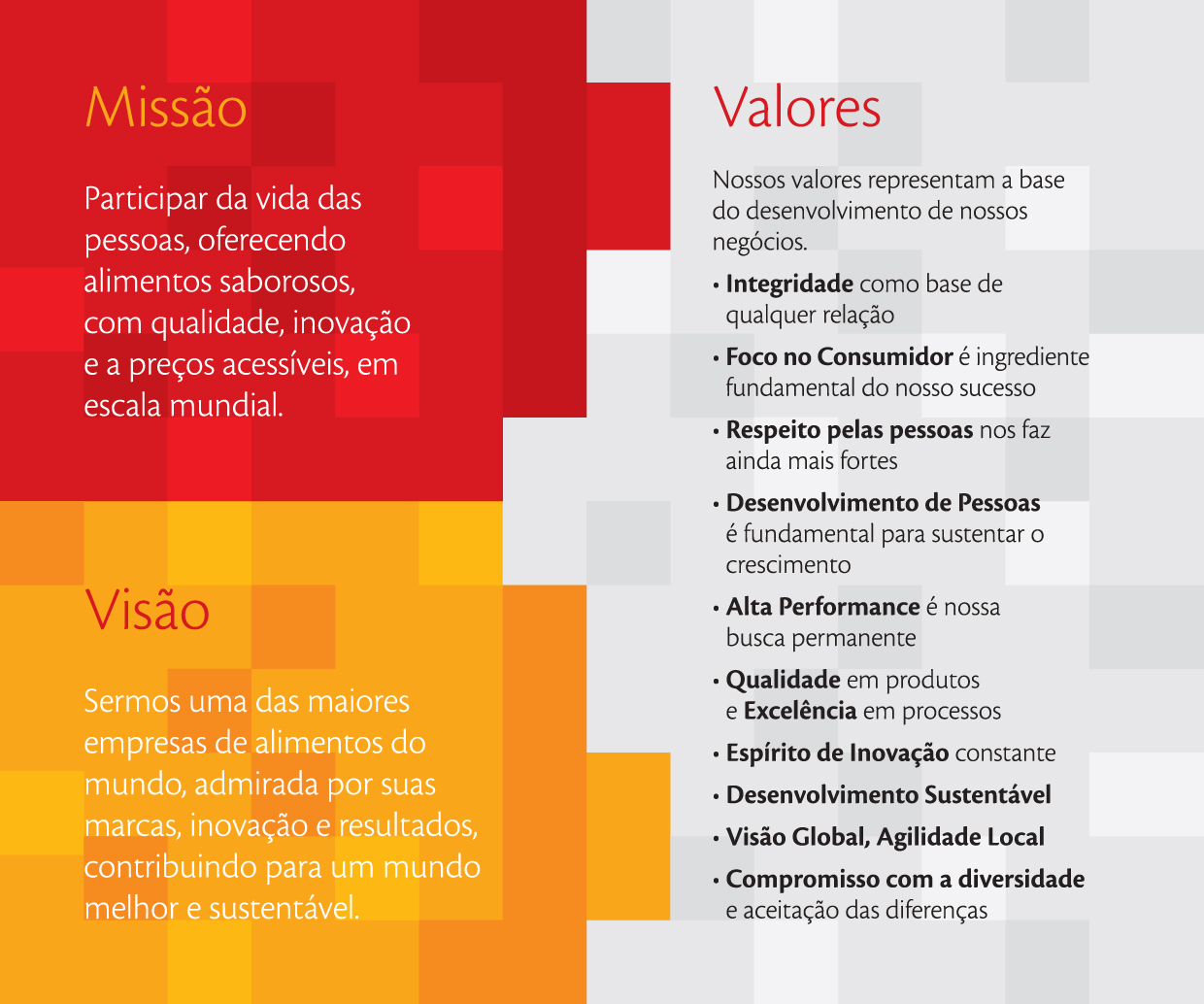 Natu Lanches: Missão, Visão e Valores