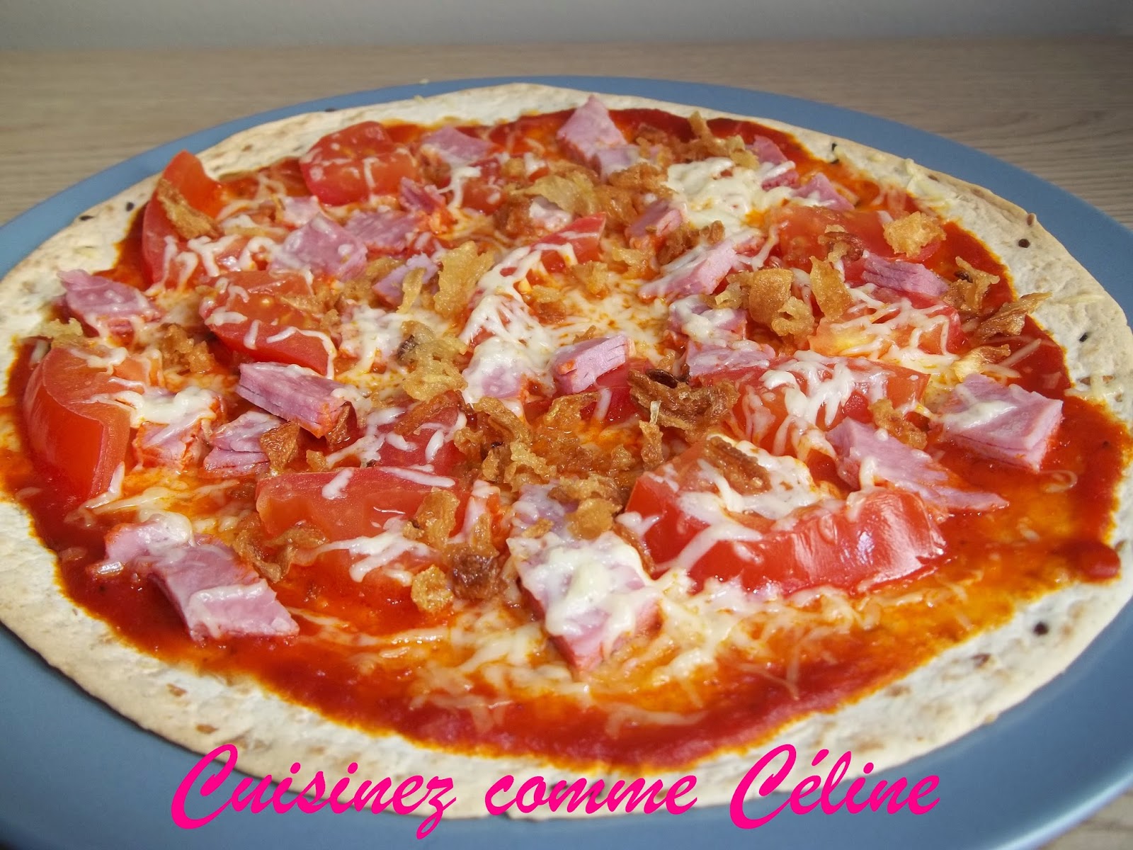 CuisinezcommeCéline: wrap pizza