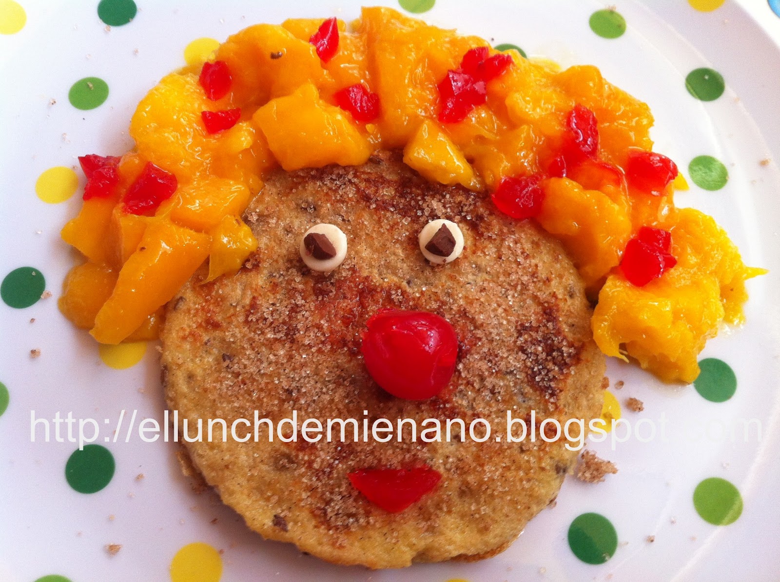 El Lunch de mi Enano: Un payaso con nariz roja!