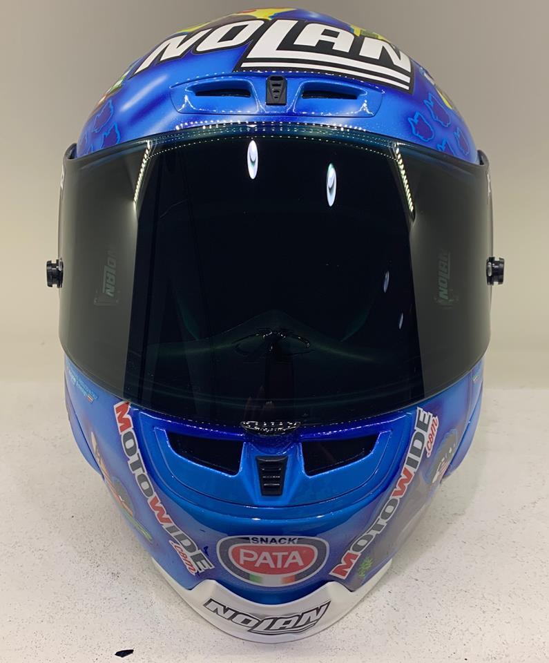 Racing Helmets Garage: Nolan X-803 M.Melandri 2019 by GTT Design