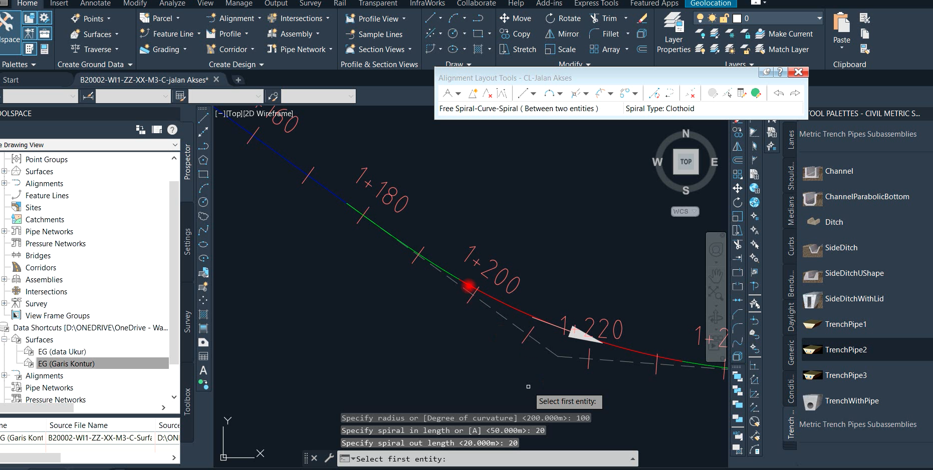MYSUMMARY: DESAIN JALAN CIVIL 3D
