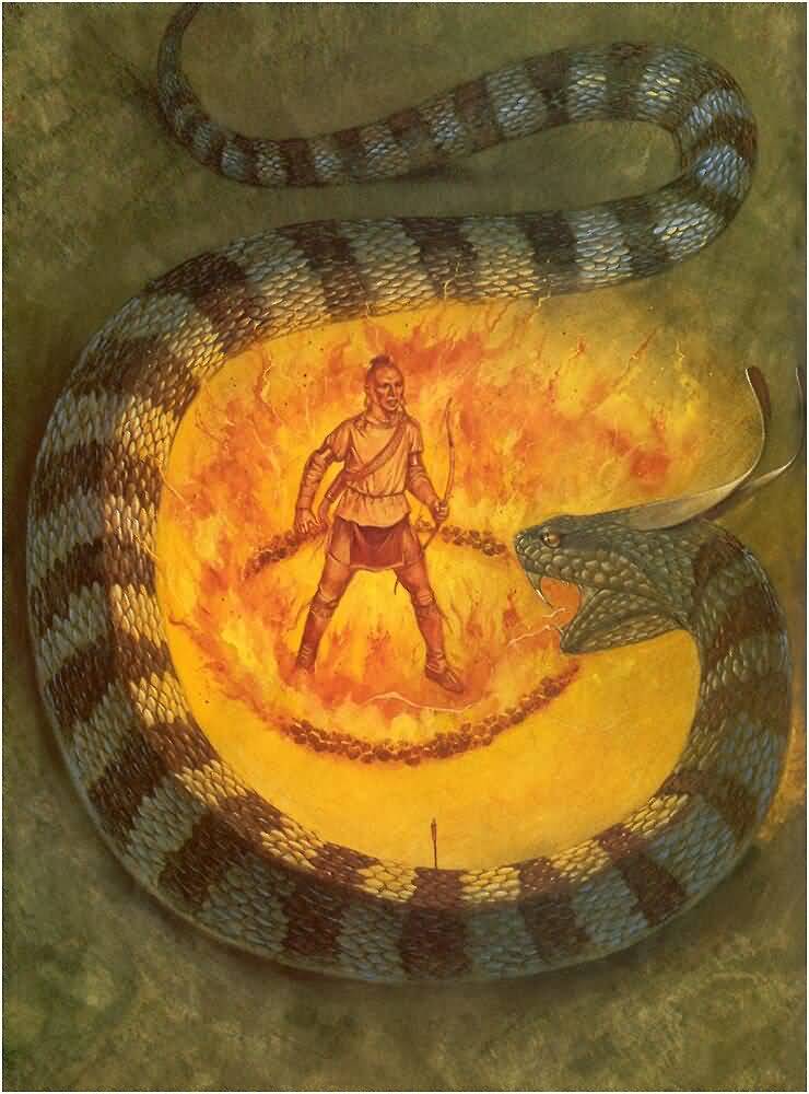 My Shanty: A Cherokee Legend – Hero with the Horned Snakes