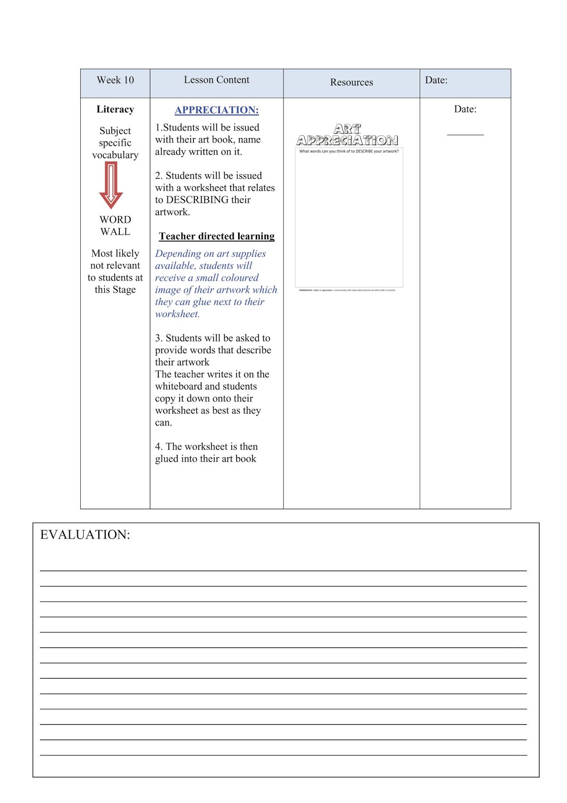TERM 2 - ES1 Kindergarten - History Program - Personal and Family Histories