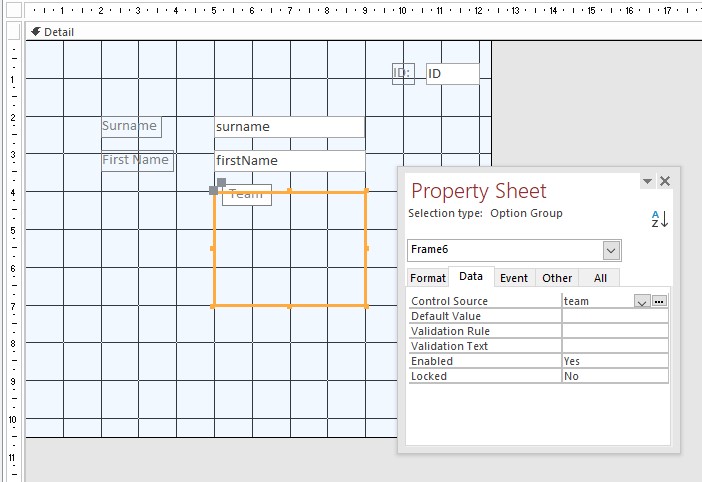 Microsoft Access Tips: How to Use Option Buttons (aka Radio Buttons or ...