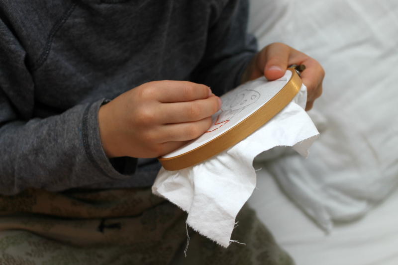 How to Teach Kids Embroidery with free patterns - Handicraft Series ...