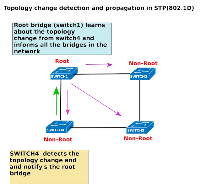DATABYTESTECH: Topology change detection and propagation in RSTP
