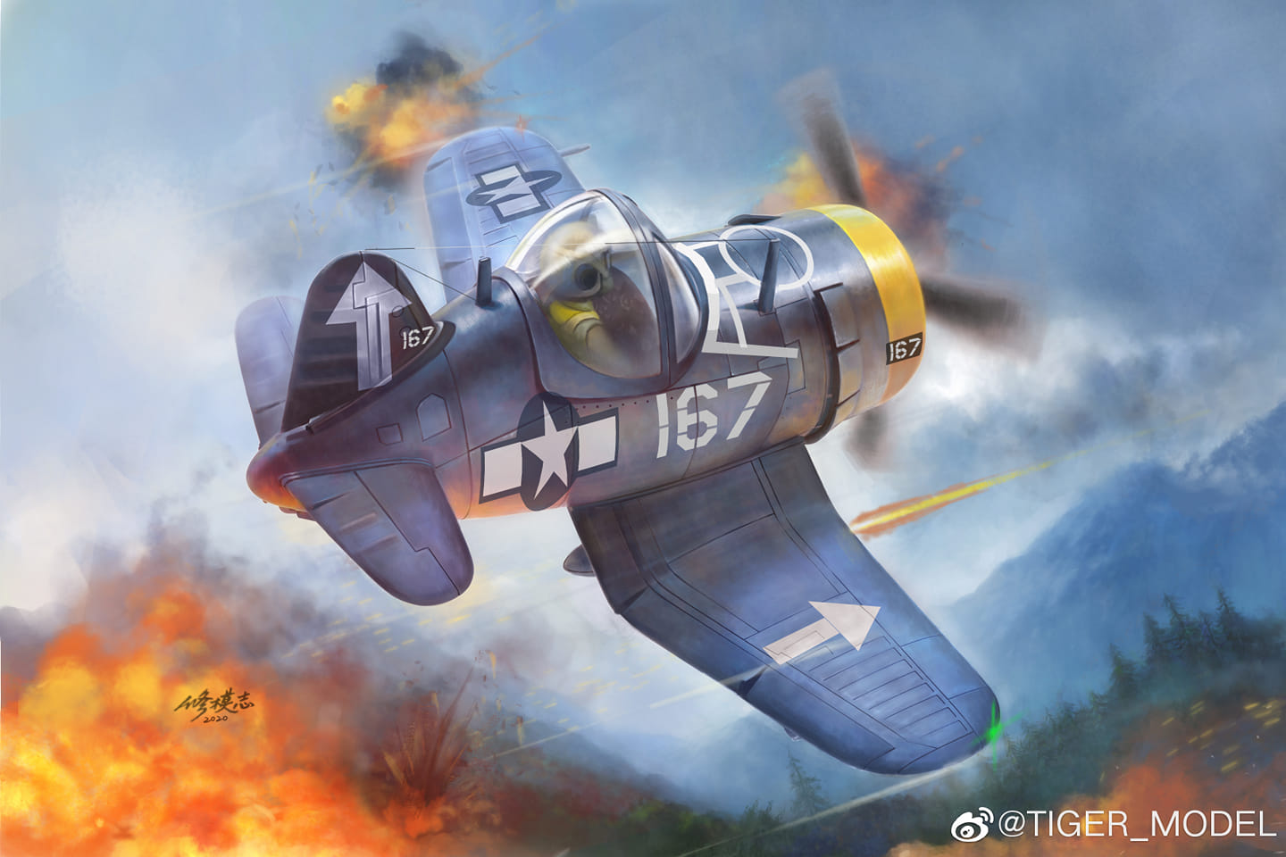 The Modelling News: Preview: Tiger Models "cute" F4U-4 Corsair, now in ...