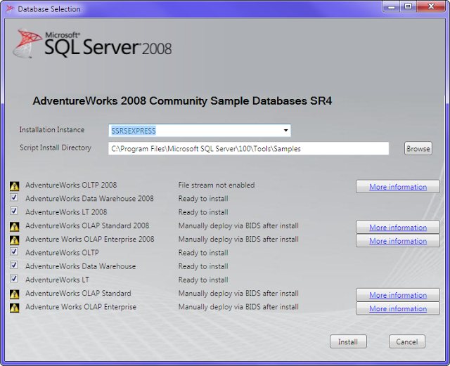 Installing Sample Databases - HTML Responsive Web Design Tutorial