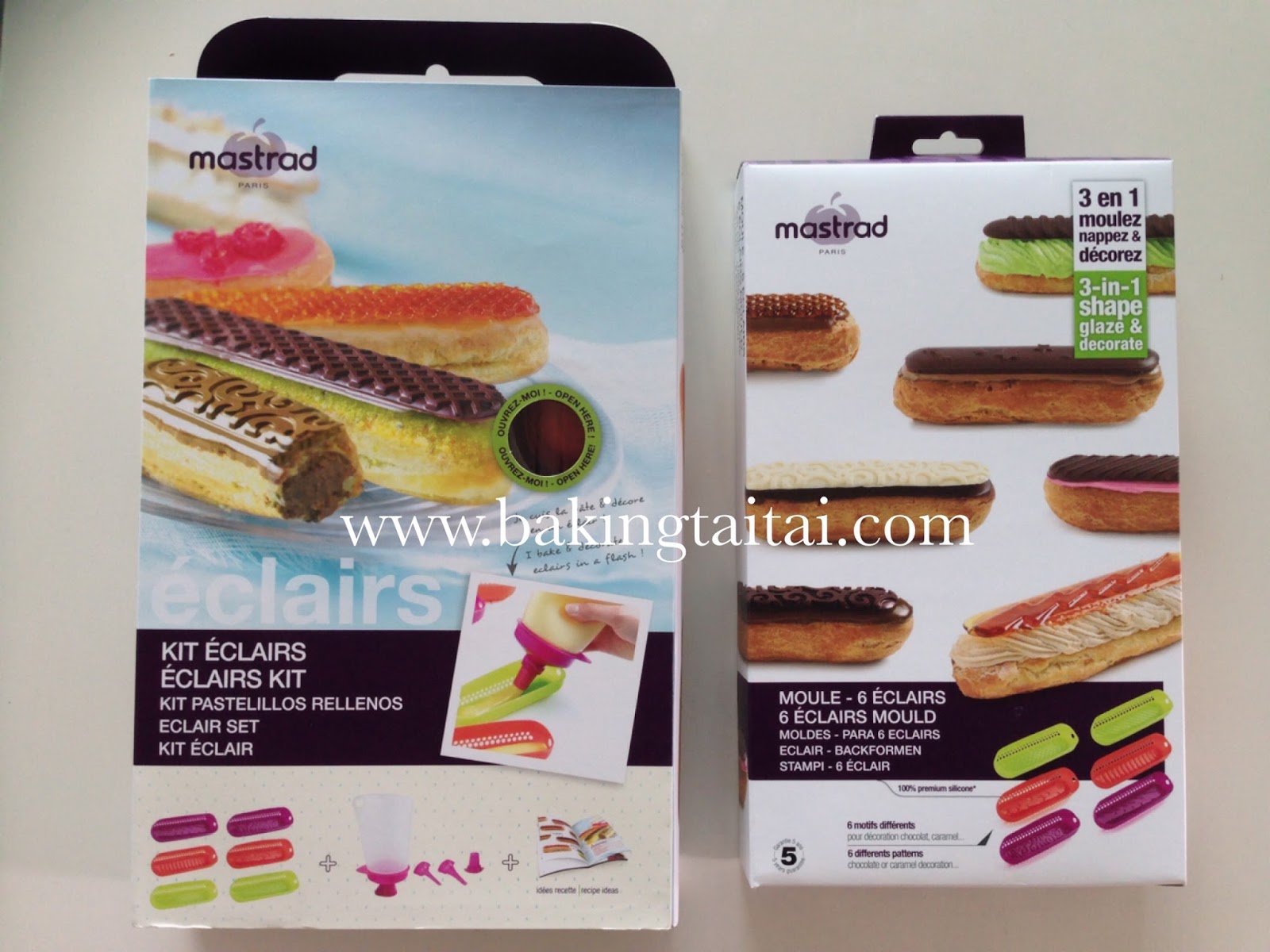 Baking Taitai 烘焙太太: Chocolate Eclairs 耶克蕾亚泡芙 （中英加图对照食谱）