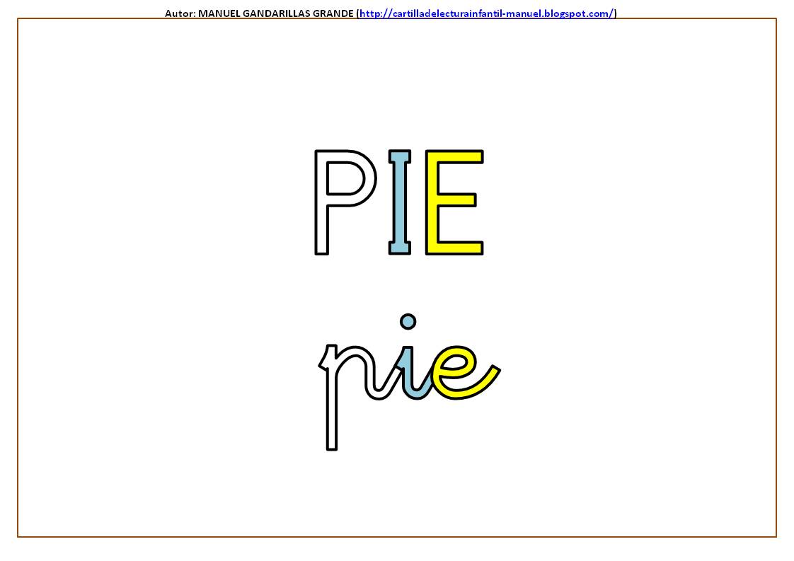 CARTILLA DE LECTURA INFANTIL : PIE LECTURA CANCIÓN BAILE VÍDEO ADIVINANZA